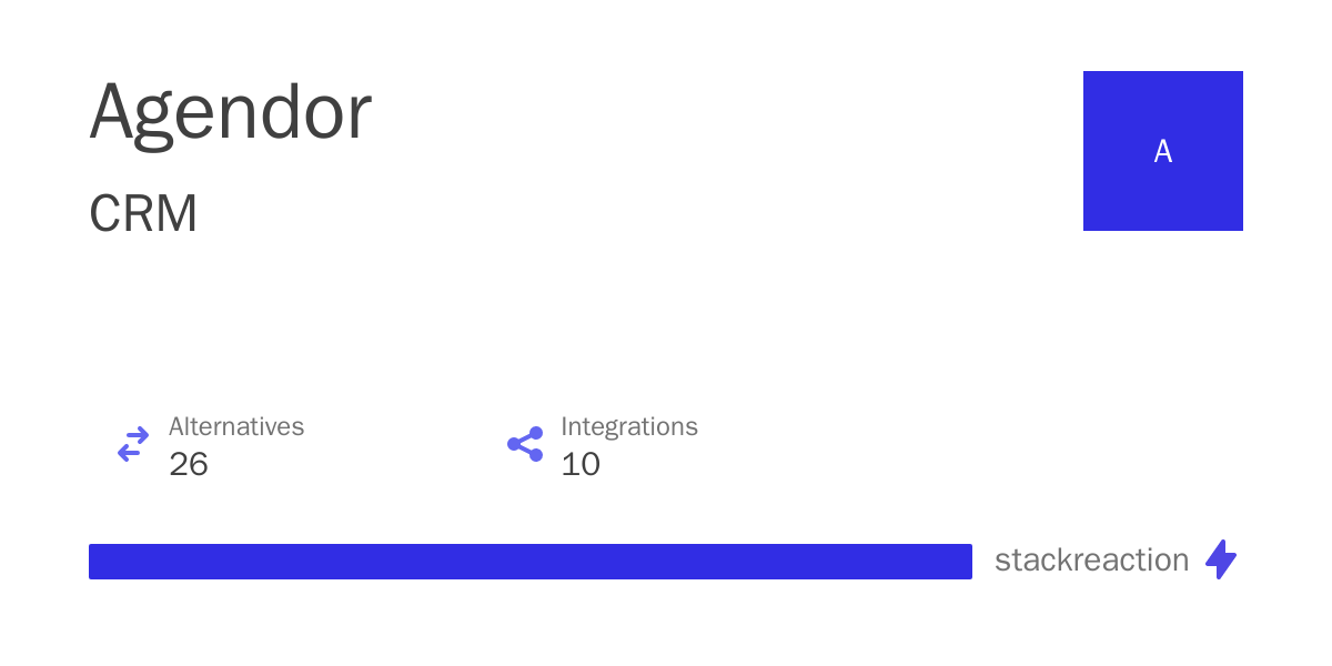 Agendor Integrations, Alternatives and more in 2025