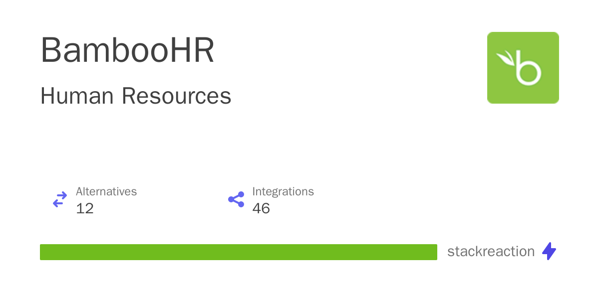 BambooHR Integrations, Alternatives and more in 2025