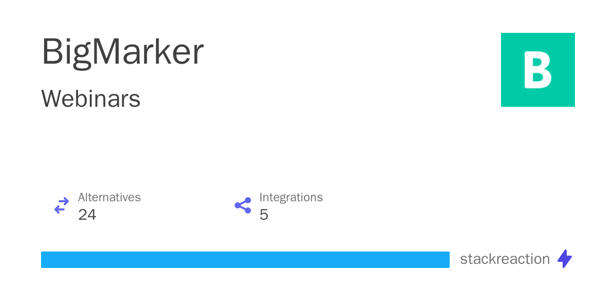 BigMarker Integrations, Alternatives and more in 2025