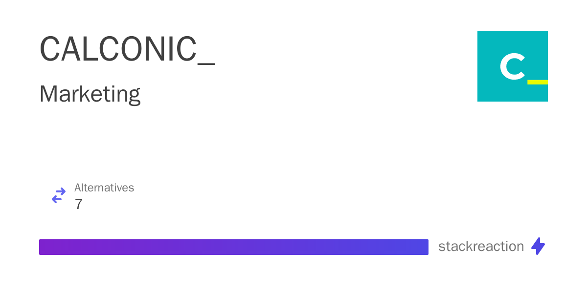 CALCONIC_ Integrations, Alternatives and more in 2025
