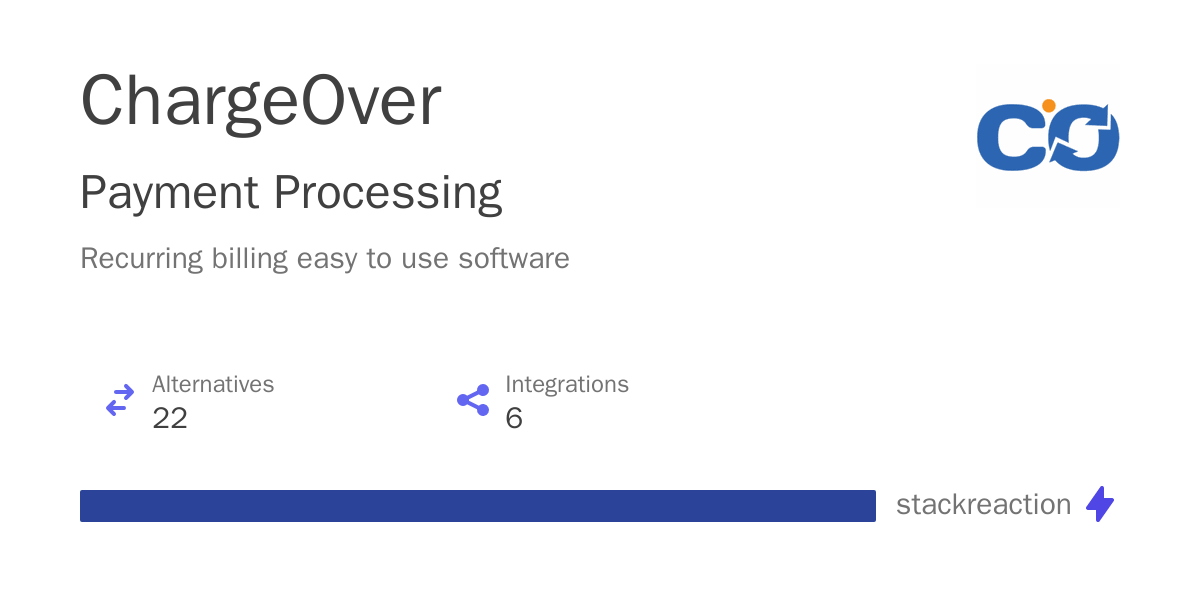 ChargeOver Integrations, Alternatives and more in 2025