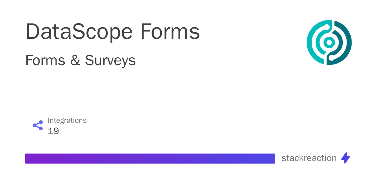 DataScope Forms Integrations, Alternatives and more in 2025