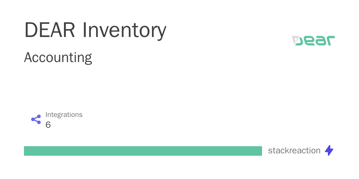 DEAR Inventory Integrations, Alternatives and more in 2025