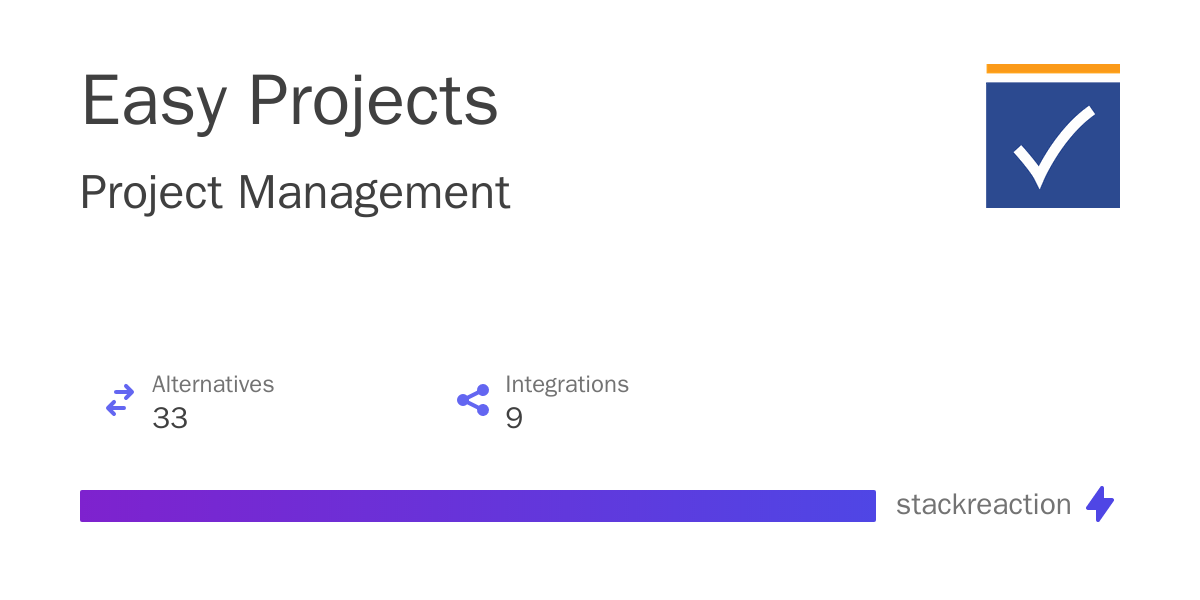 Easy Projects Integrations, Alternatives and more in 2025