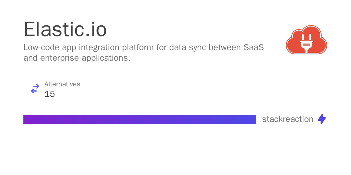 Elastic.io Integrations, Alternatives and more in 2025