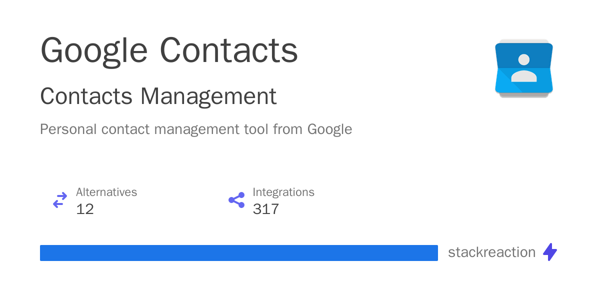 Google Contacts Integrations, Alternatives and more in 2025