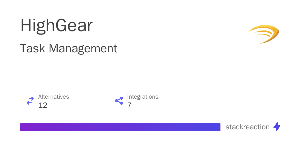 HighGear Integrations, Alternatives and more in 2026