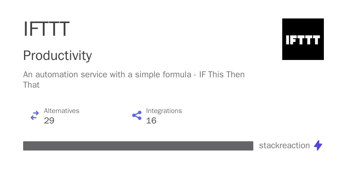 IFTTT Integrations, Alternatives and more in 2025