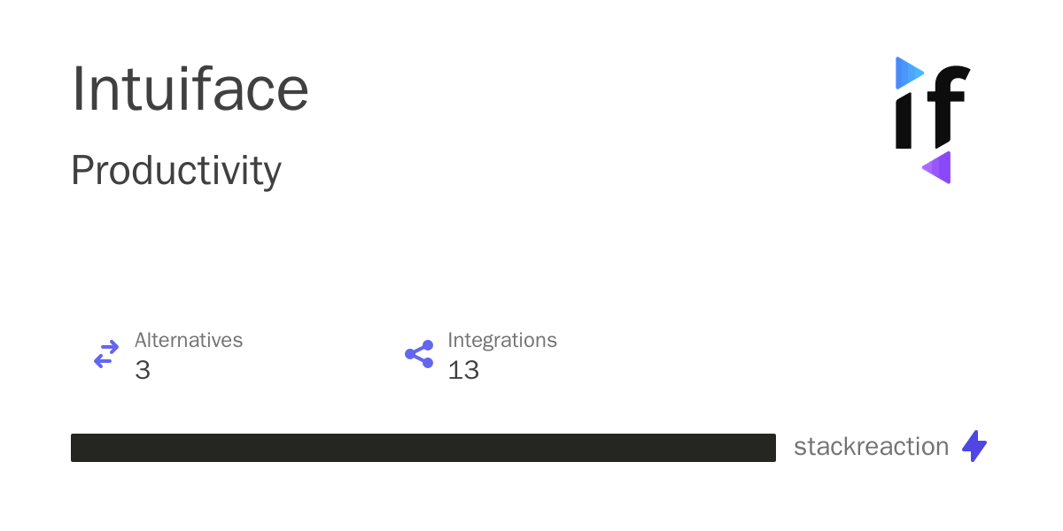 Intuiface Integrations, Alternatives and more in 2025
