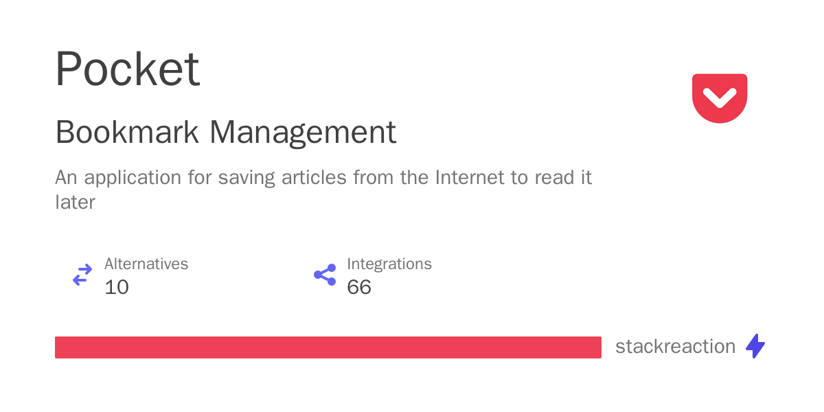 Pocket Integrations, Alternatives and more in 2025
