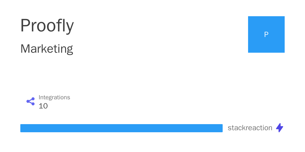 Proofly Integrations, Alternatives and more in 2025