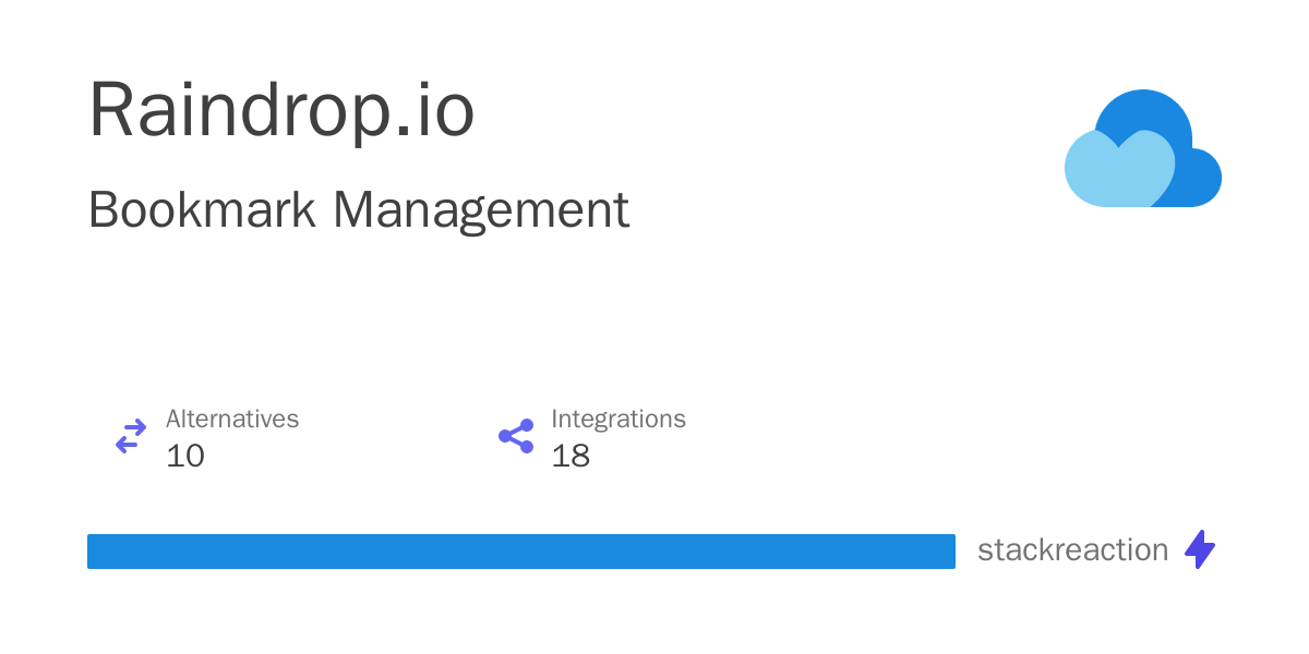 Raindrop.io Integrations, Alternatives and more in 2025