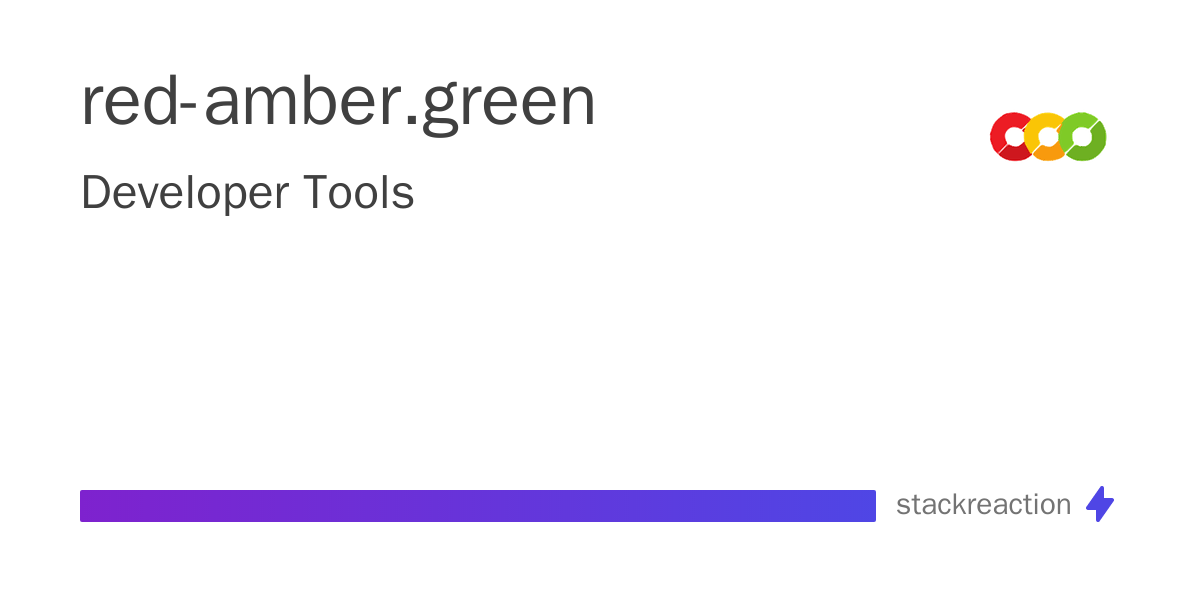 red-amber.green Integrations, Alternatives and more in 2026