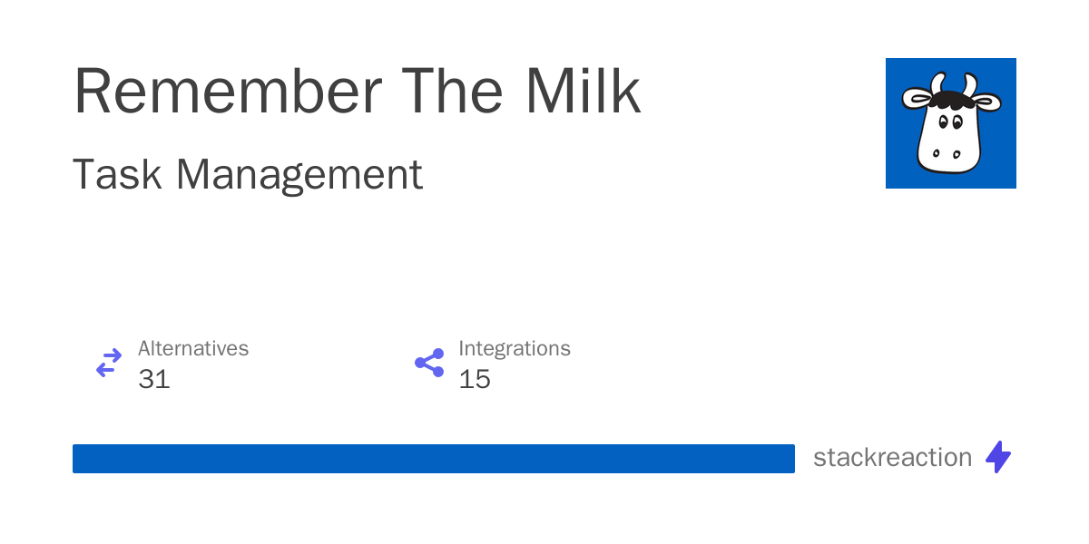Remember The Milk Integrations, Alternatives and more in 2026