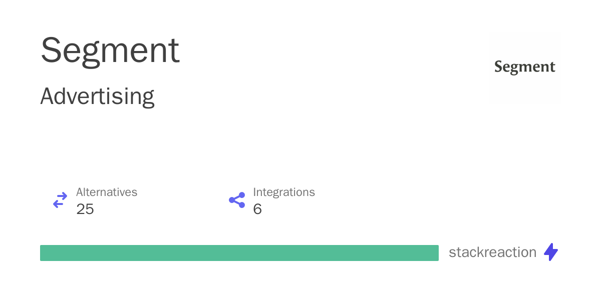 Segment Integrations, Alternatives and more in 2025