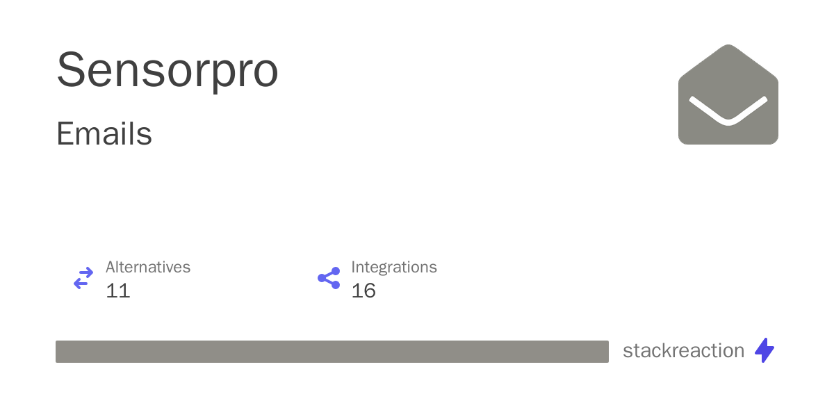 Sensorpro Integrations, Alternatives and more in 2025