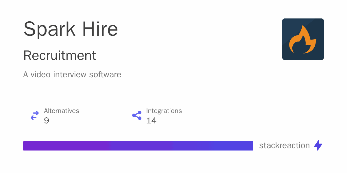 Spark Hire Integrations, Alternatives and more in 2025