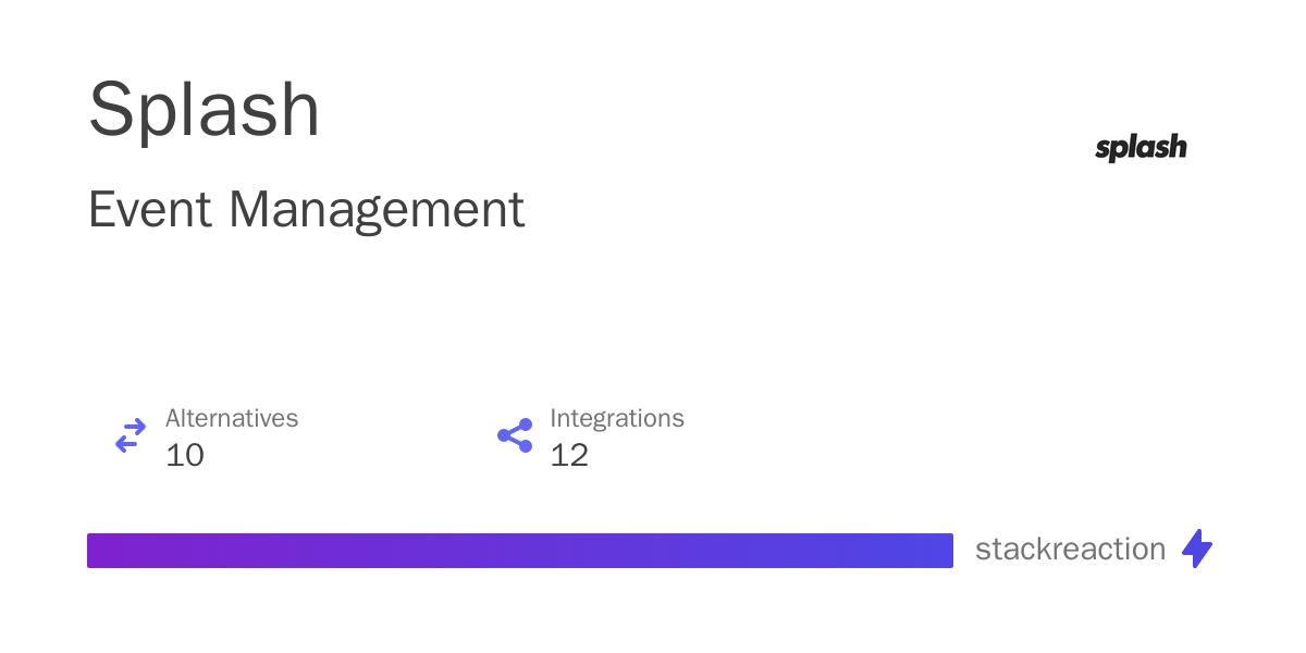 Splash Integrations, Alternatives and more in 2025