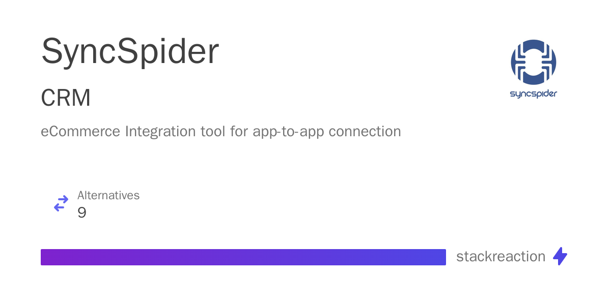 SyncSpider Integrations, Alternatives and more in 2025