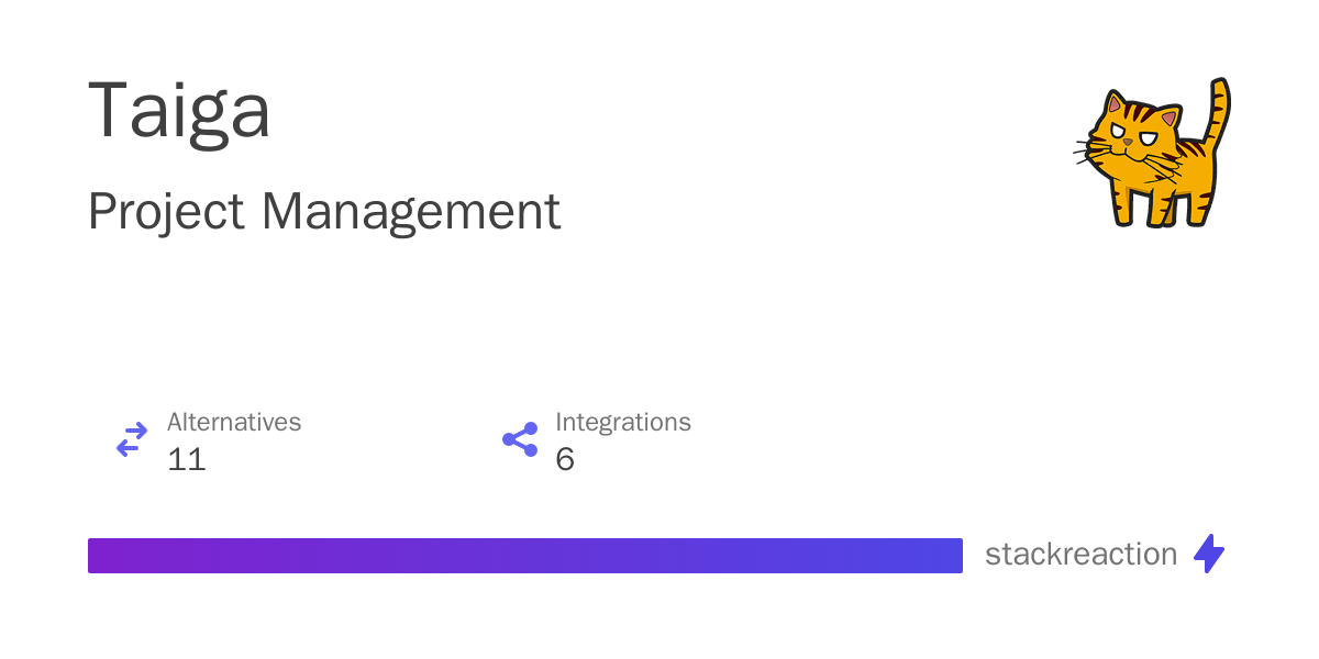Taiga Integrations, Alternatives and more in 2025