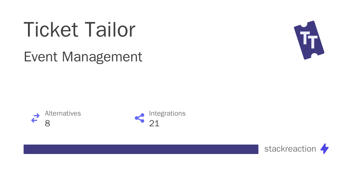 Ticket Tailor Integrations, Alternatives and more in 2025