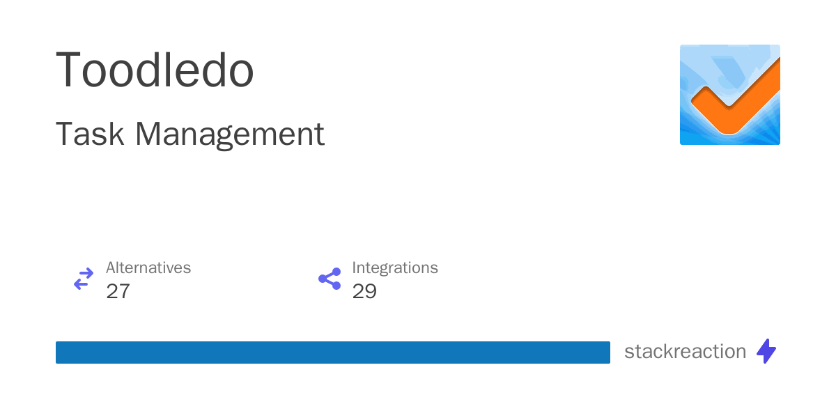 Toodledo Integrations, Alternatives and more in 2026