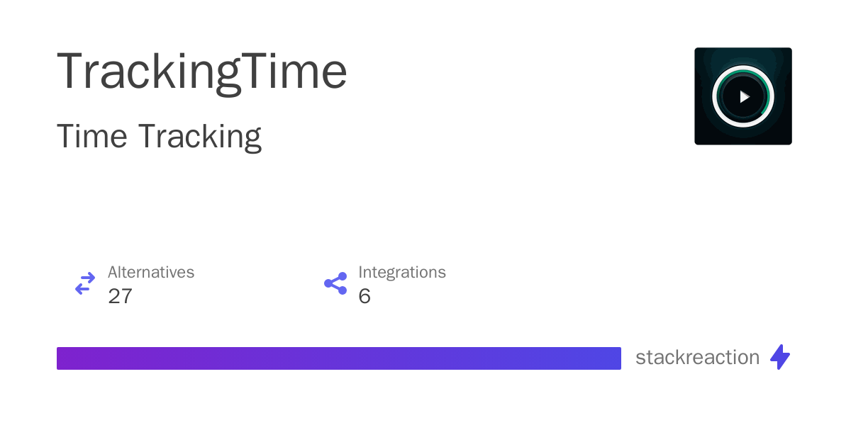TrackingTime Integrations, Alternatives and more in 2025