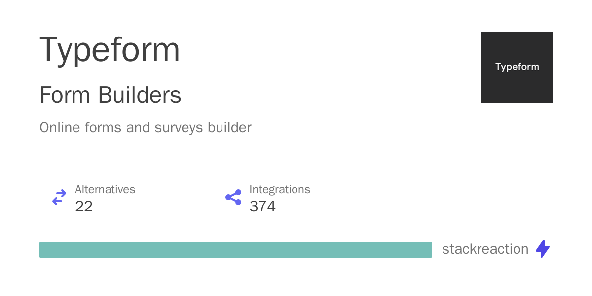 Typeform Integrations, Alternatives and more in 2024