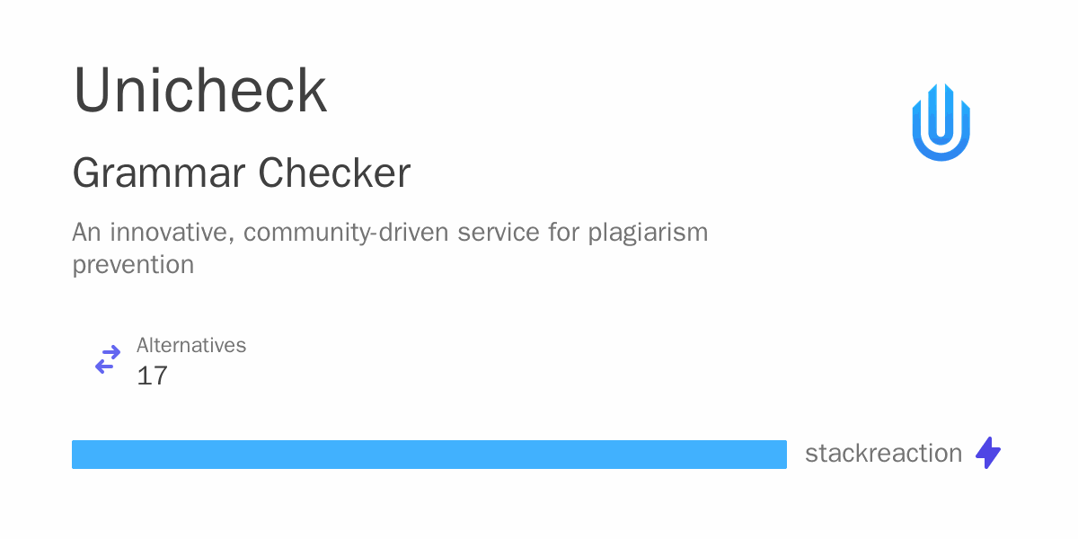 Unicheck Integrations, Alternatives and more in 2022