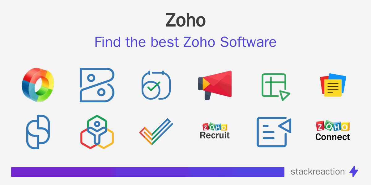 Find the best Zoho Software