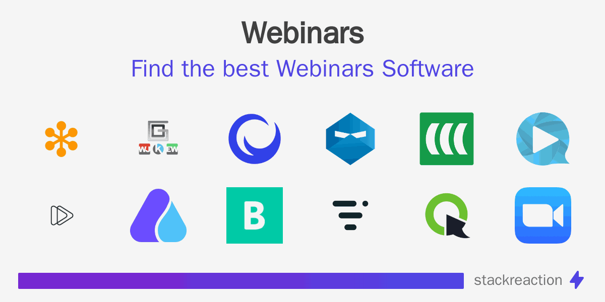 Find the best Webinars Software