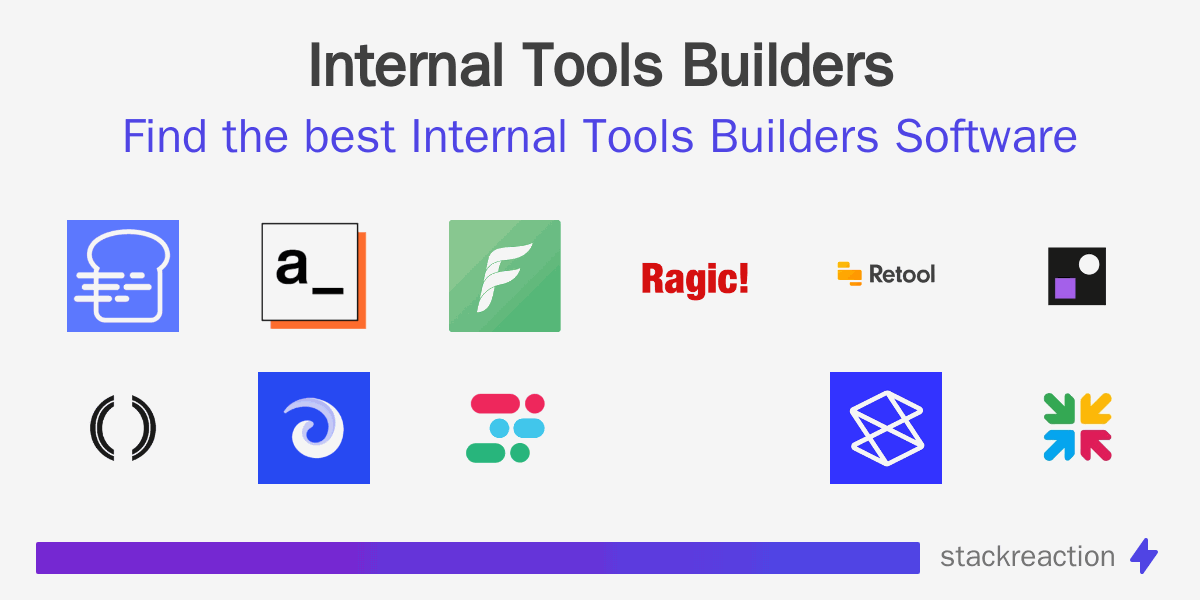 Find the best Internal Tools Builders Software