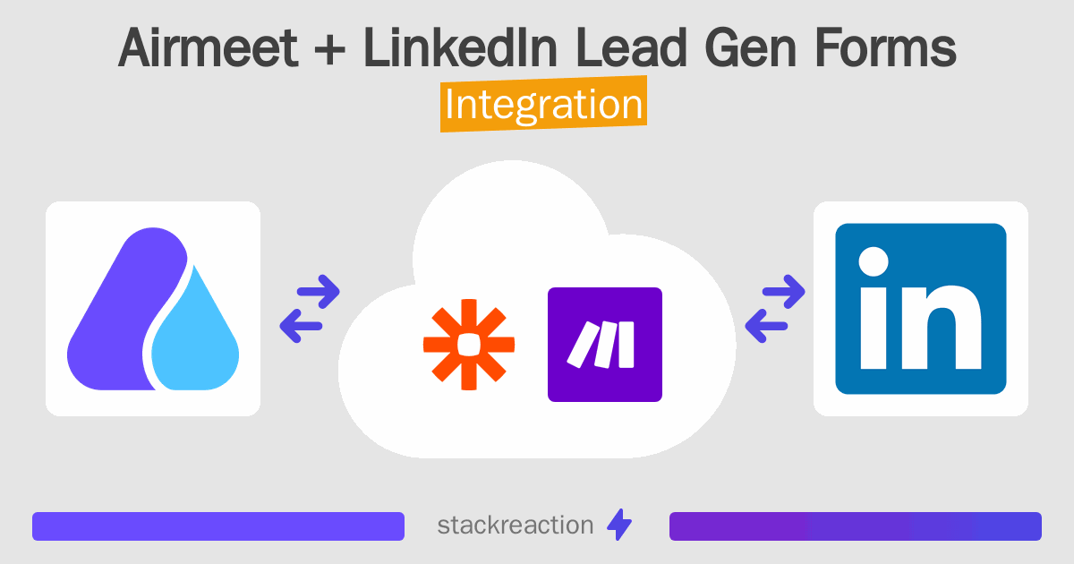 How To Connect Airmeet And Linkedin Lead Gen Forms App Integrations Stackreaction