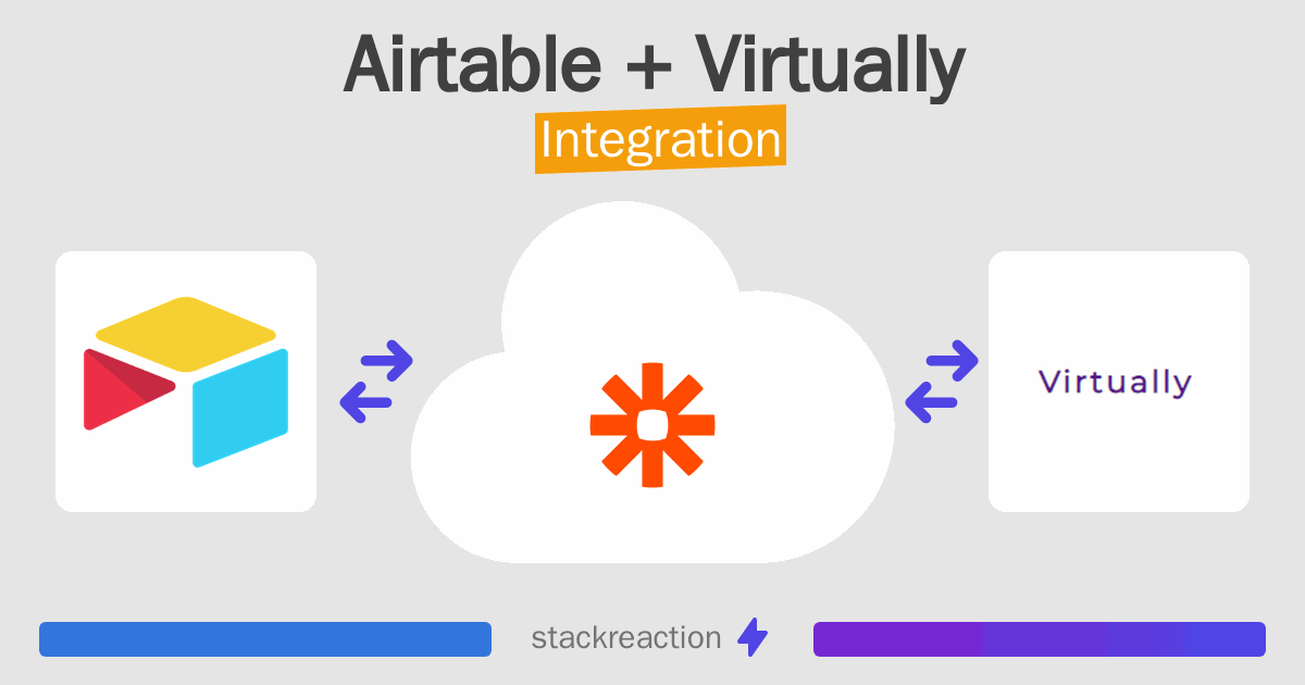 How to connect Airtable and Virtually - App Integrations - Stackreaction