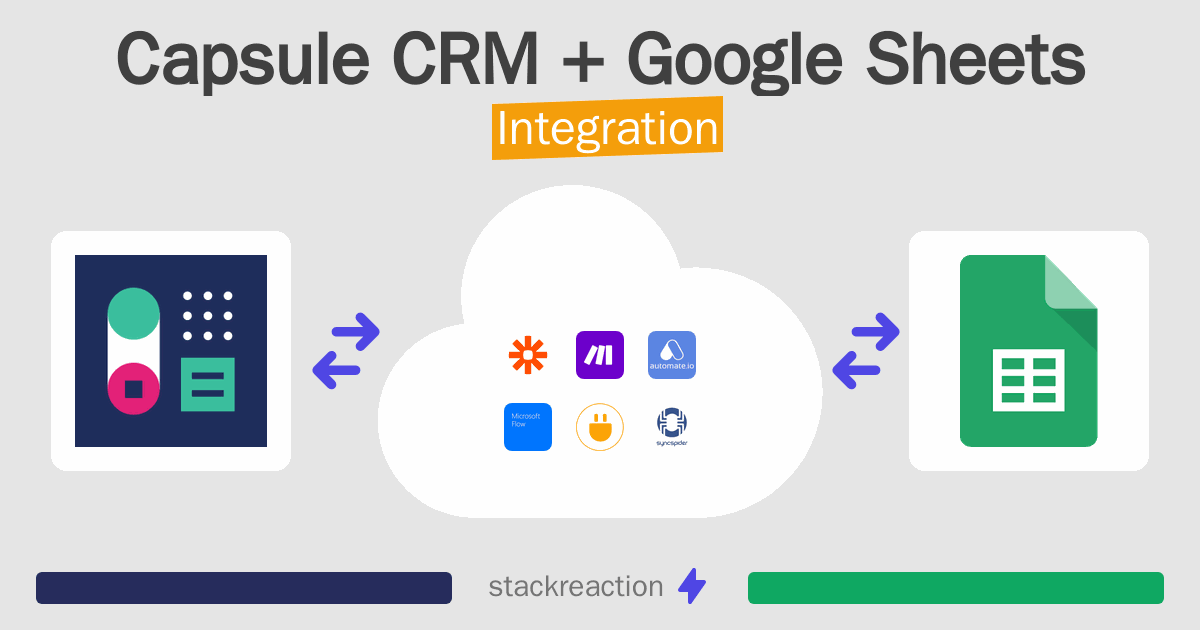 How to connect Capsule CRM and Google Sheets - App Integrations ...