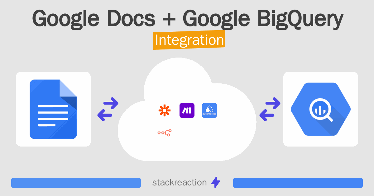How to connect Google Docs and Google BigQuery - App Integrations - Stackreaction