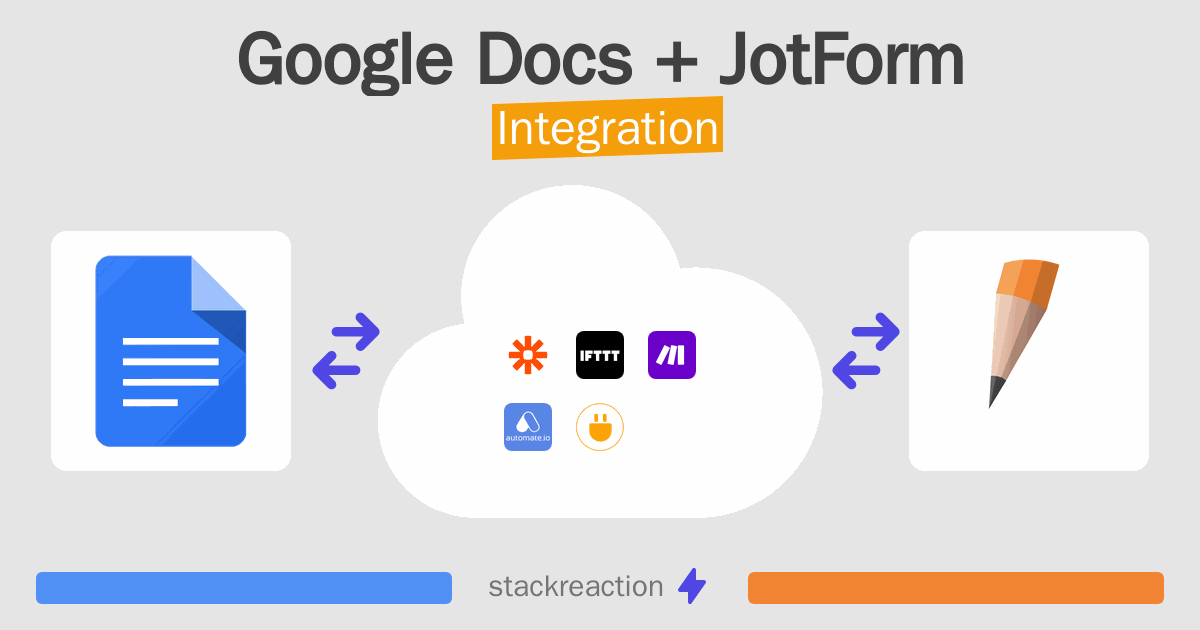 How to connect Google Docs and JotForm - App Integrations - Stackreaction