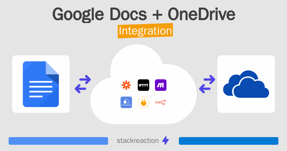 How to connect Google Docs and OneDrive - App Integrations - Stackreaction
