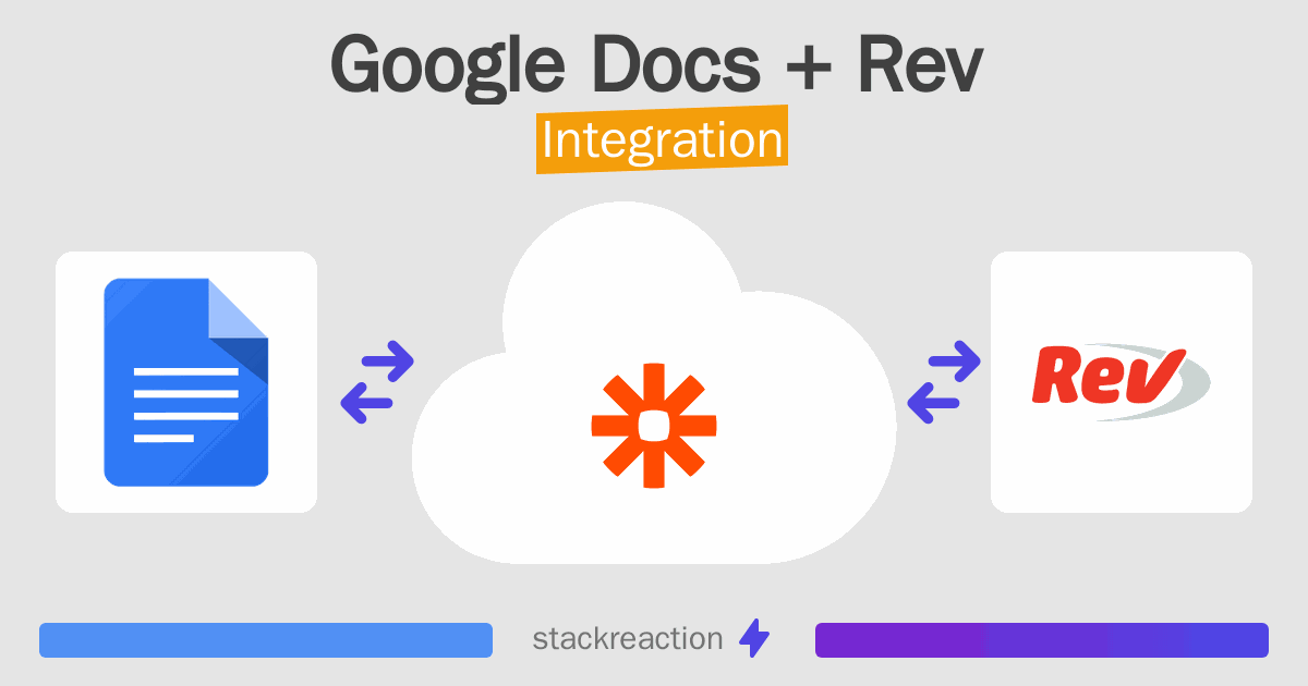 How to connect Google Docs and Rev - App Integrations - Stackreaction