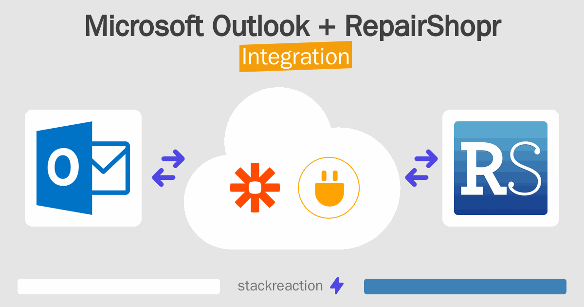 How to connect Microsoft Outlook and RepairShopr - App Integrations - Stackreaction
