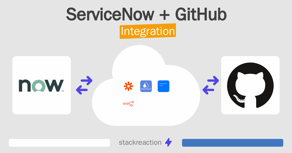 How to connect ServiceNow and GitHub - App Integrations - Stackreaction
