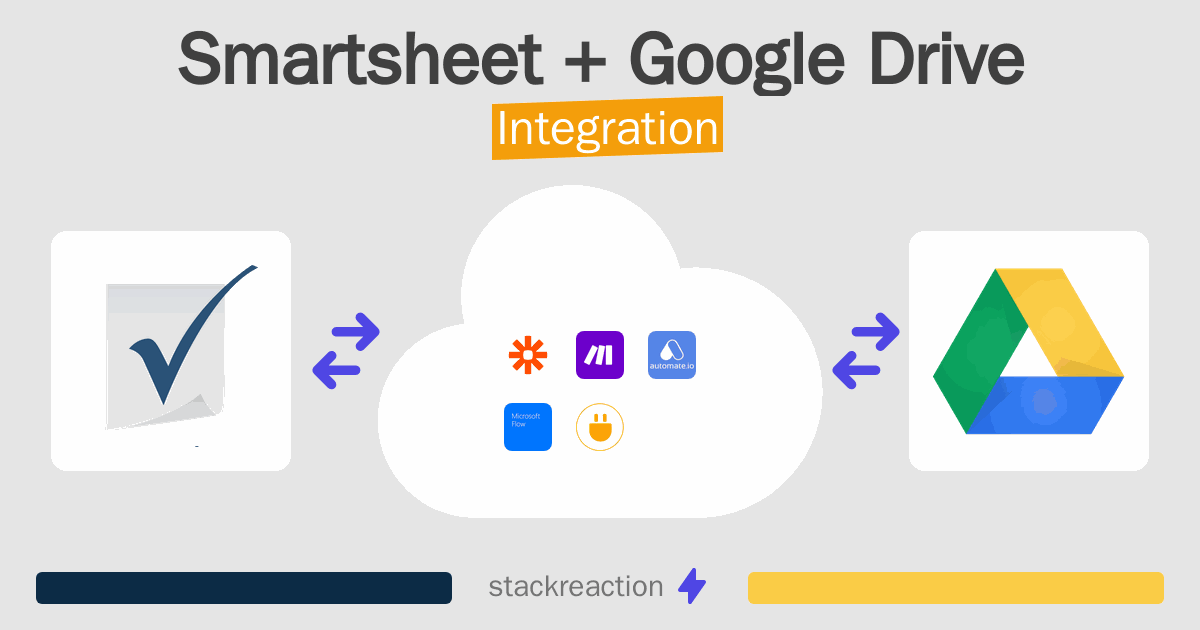 How to connect Smartsheet and Google Drive - App Integrations - Stackreaction