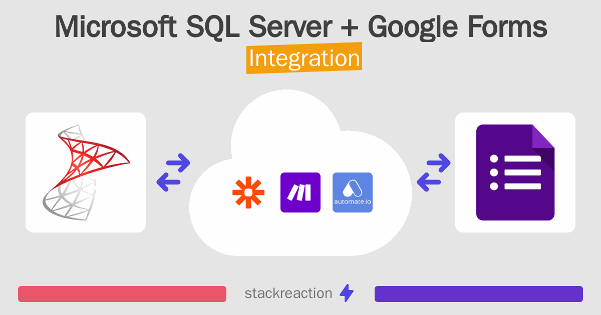 How to connect Microsoft SQL Server and Google Forms - App Integrations - Stackreaction