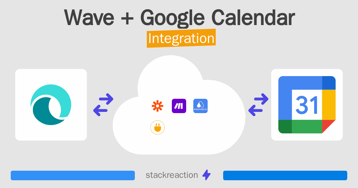 How to connect Wave and Google Calendar - App Integrations - Stackreaction