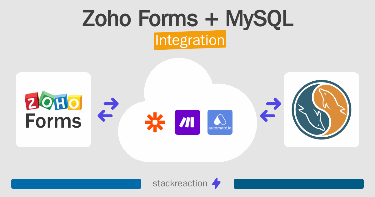 How to connect Zoho Forms and MySQL - App Integrations - Stackreaction